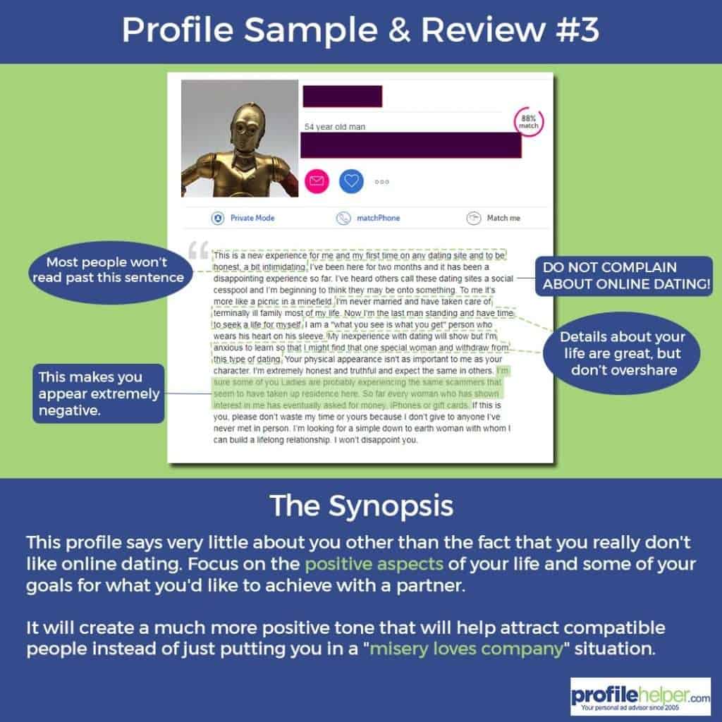 Dating Profile Samples - ProfileHelper